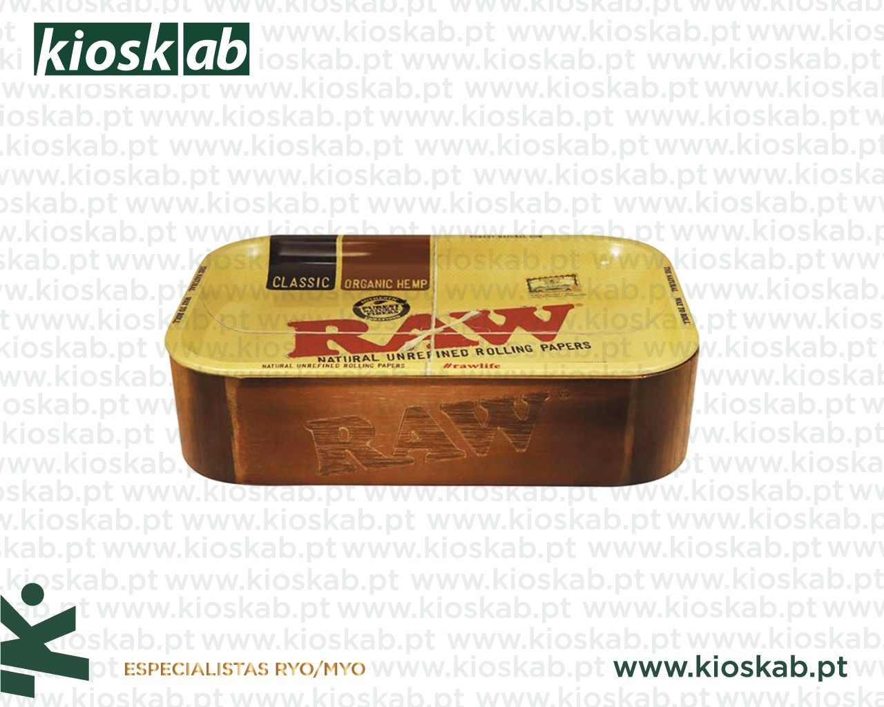 Raw Wooden Cache Box With Tray | Kiosk AB