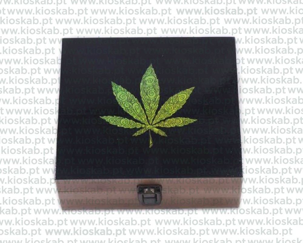 Ragga Storage Box Green Leaf | Kiosk AB
