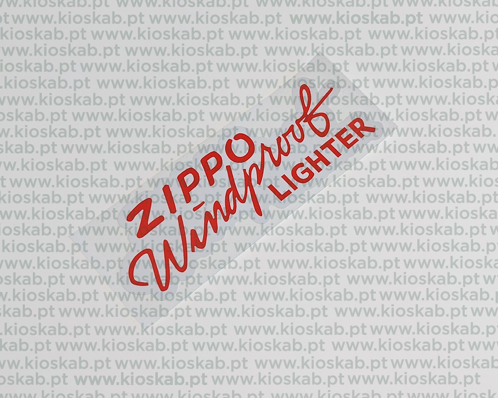 Zippo Windproof Logo Sticker | Kiosk AB